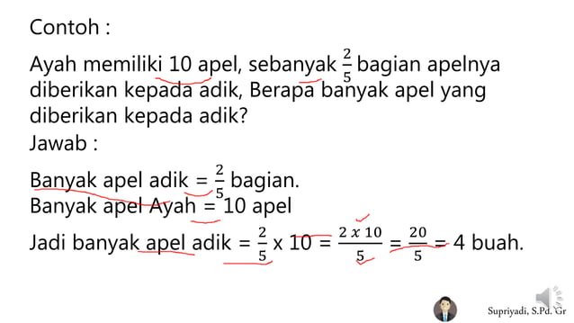 Urutkan pecahan | PPT