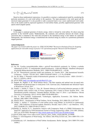 MATHEMATICAL MODEL OF WIND TURBINE IN GRID-OFF SYSTEM | PDF