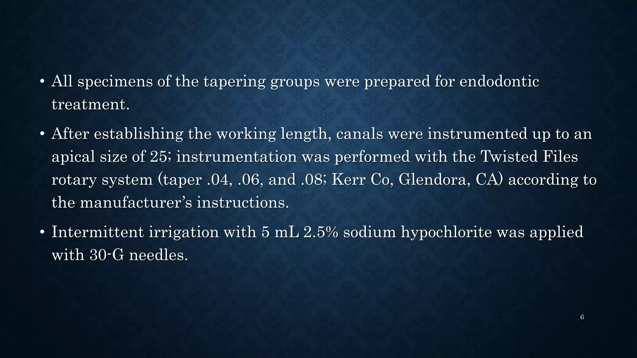 JOURNAL CLUB: Impact of Access Cavity Design and Root Canal Taper on ...