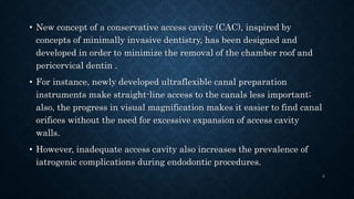 JOURNAL CLUB: Impact of Access Cavity Design and Root Canal Taper on ...