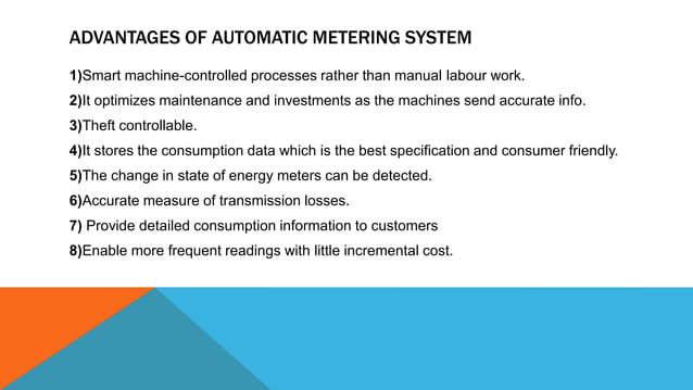 Automatic energy meter reading | PPT