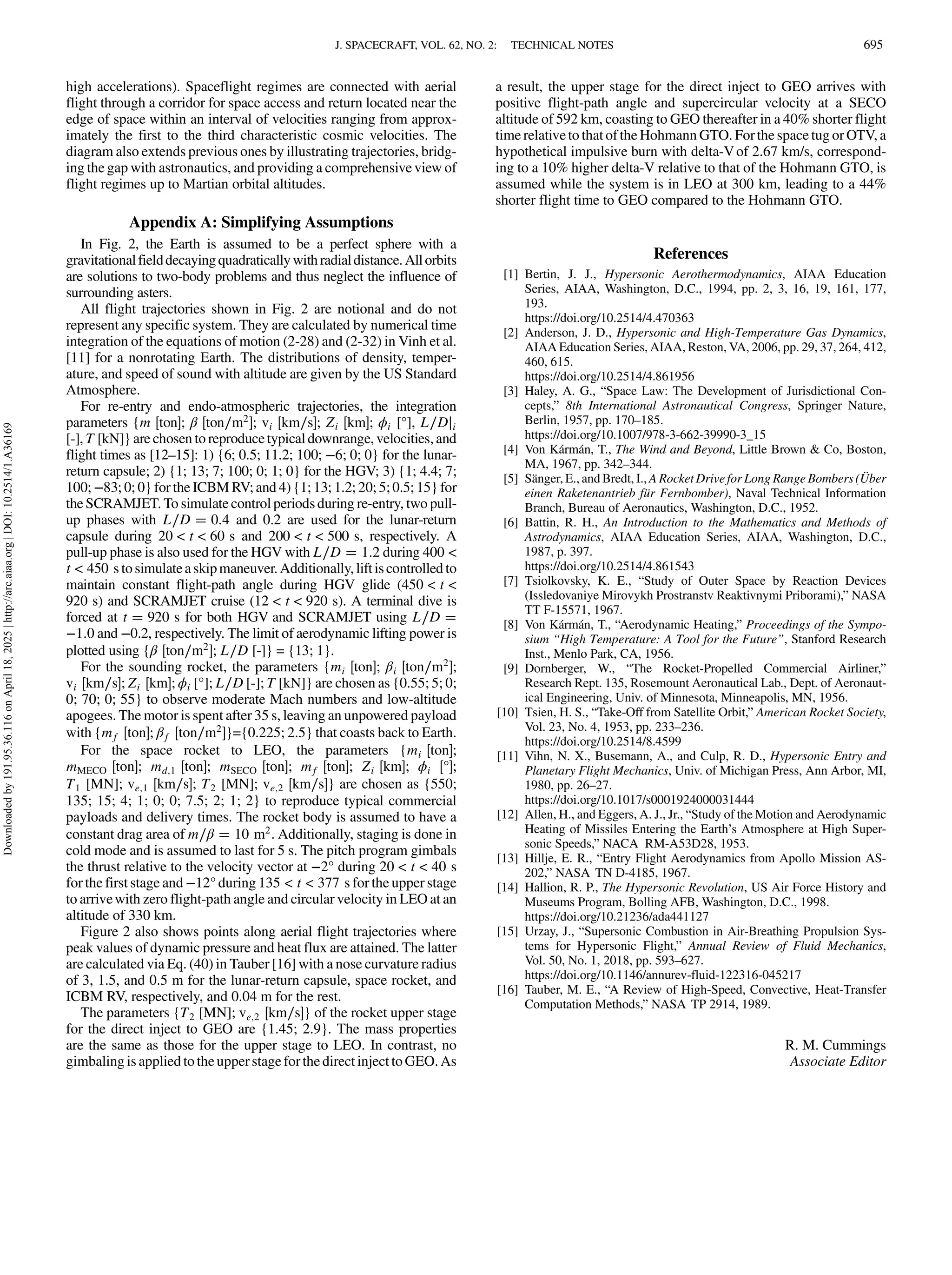 General Velocity-Altitude Flight-Regime Diagram for Aeronautics and ...