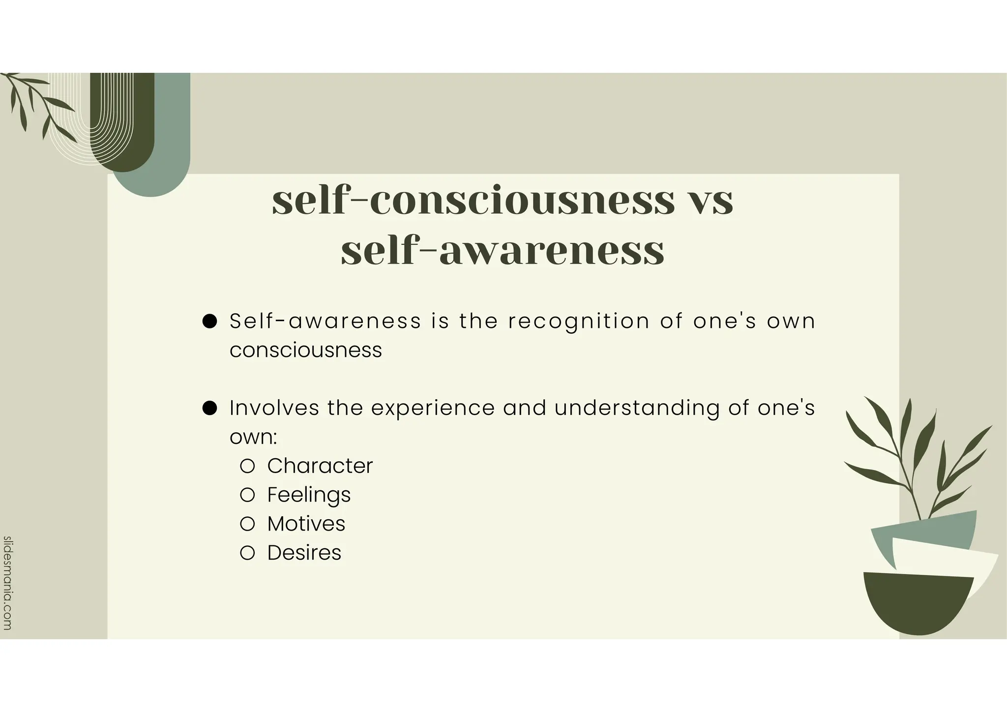 Understanding the self Lesson 1 slideshare | PDF