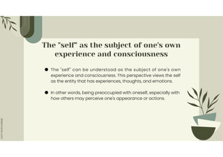 Understanding the self Lesson 1 slideshare | PDF