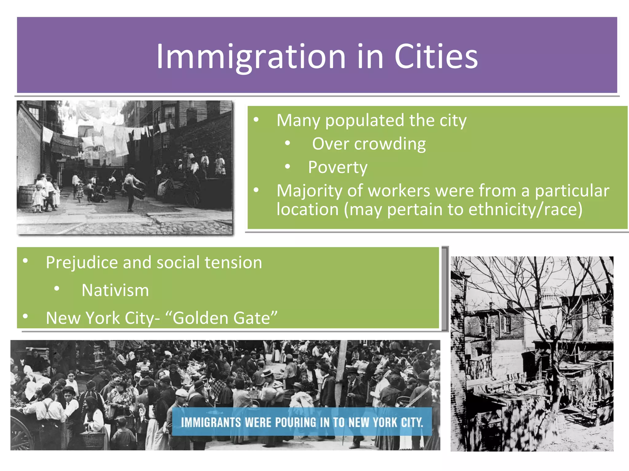 Us.1.Immigration And Urbanization Section 1 | PPT