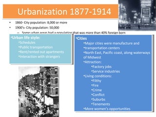 Us.1.Immigration And Urbanization Section 1 | PPT