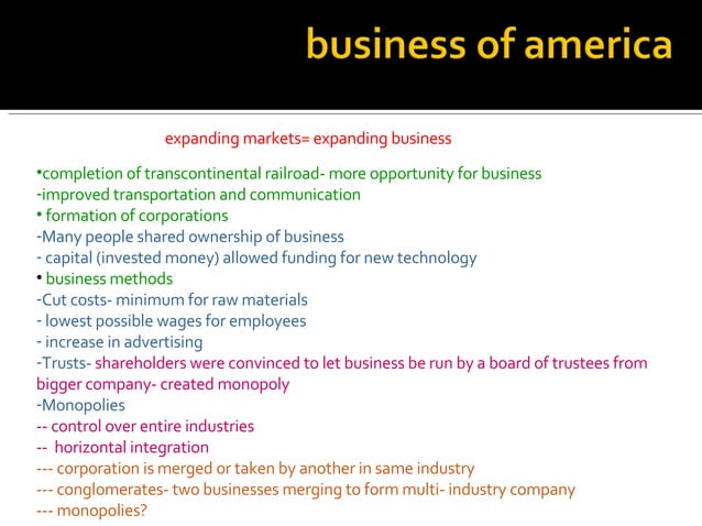 Us.1.Triumph Of American Industry | PPT | Business | Business and Finance