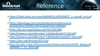 Back to the Future: A Radical Insecure Design of KVM on ARM | PPT