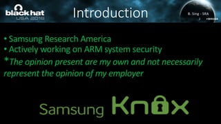 Back to the Future: A Radical Insecure Design of KVM on ARM | PPT