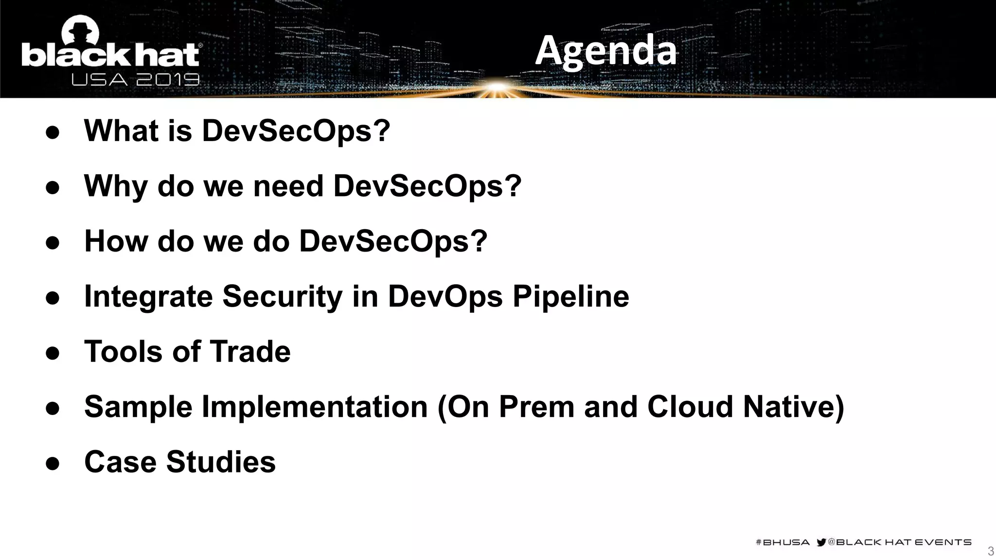 DevSecOps: What Why and How : Blackhat 2019 | PDF
