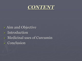 Pharmaceutical chemistry presentation curcumin | PPT