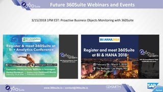 Business Objects Archiving with 360Suite | PDF