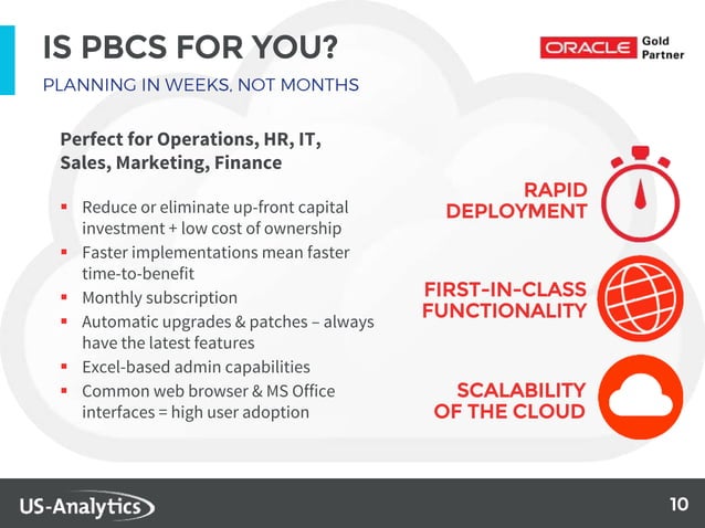 Oracle Planning and Budgeting Cloud Service (PBCS) | PPTX