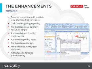 Oracle Planning and Budgeting Cloud Service (PBCS) | PPTX