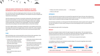 Case Study: US Based Digital Agency Website Redesign | PDF