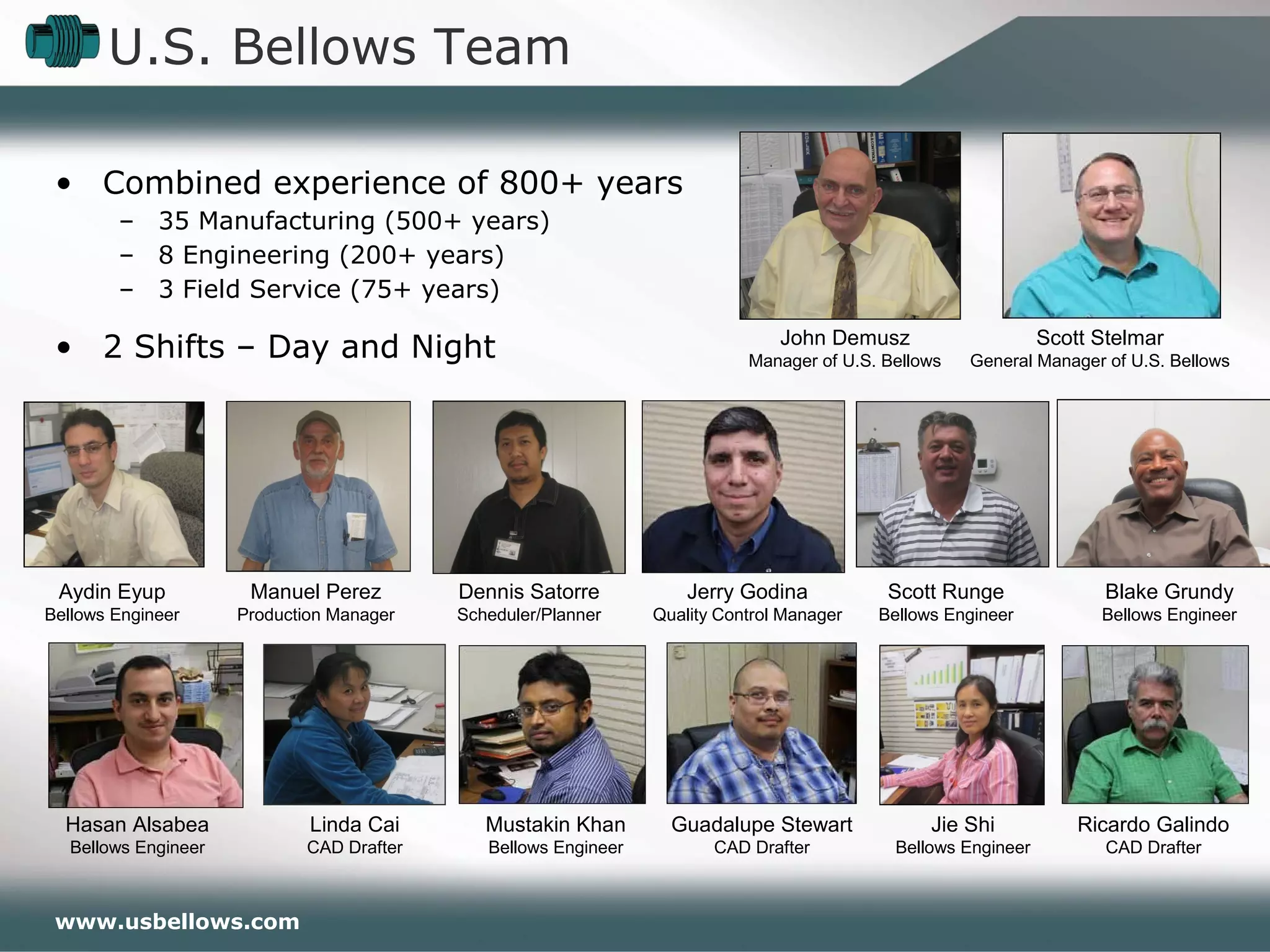 U.S. Bellows Expansion Joints In-Depth Webinar | PPT