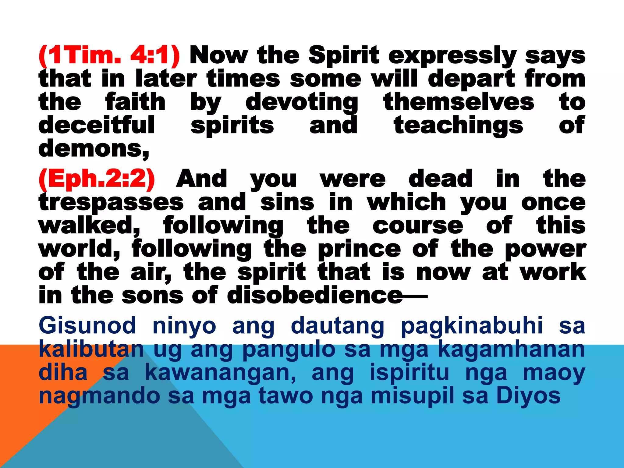 The Fallacy of Superstition and Idolatry -Part 1 | PPTX