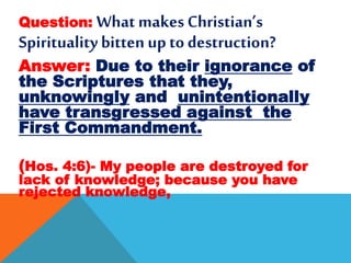 The Fallacy of Superstition and Idolatry -Part 1 | PPTX