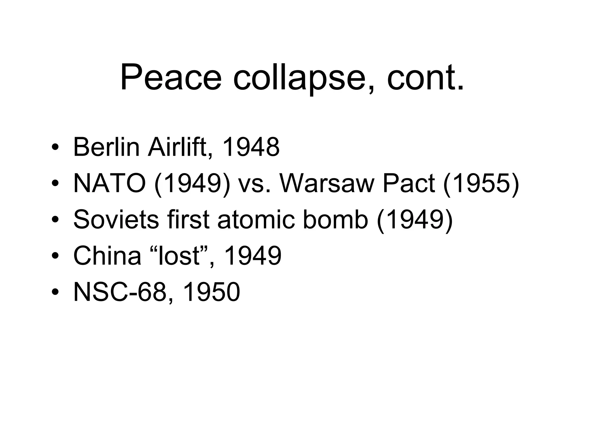 Cold War | PPT