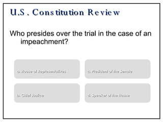 U.S. Constitution Review | PPT