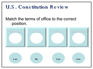 U.S. Constitution Review | PPT