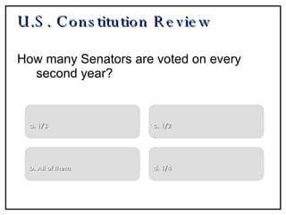 U.S. Constitution Review | PPT