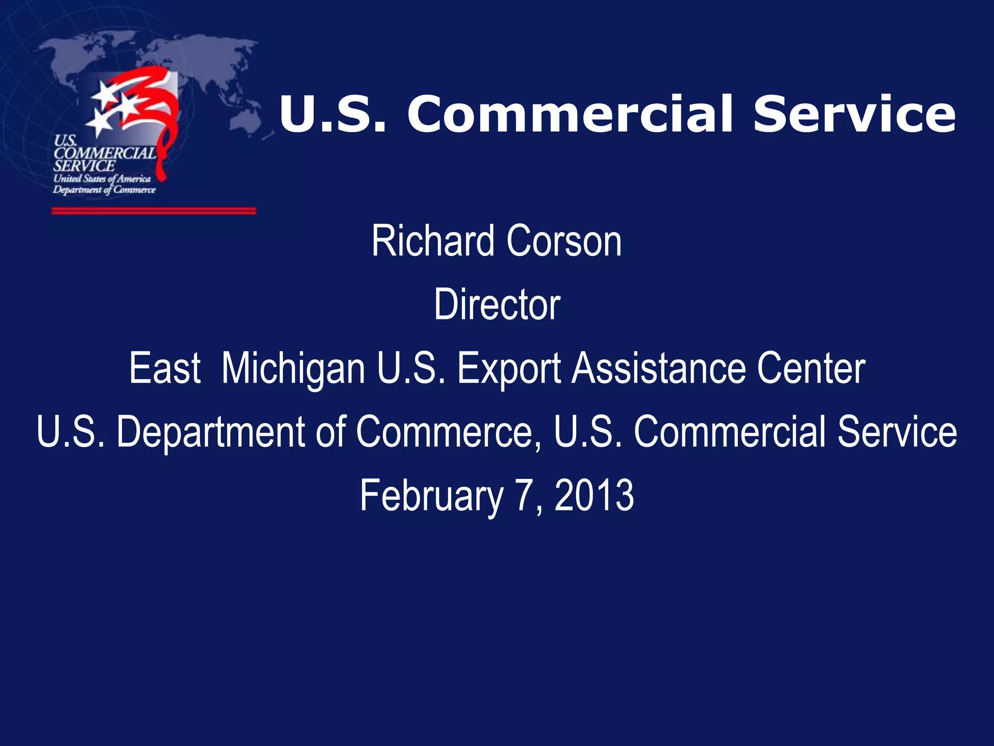 Us dept.-of-commerce-presentation | PPT