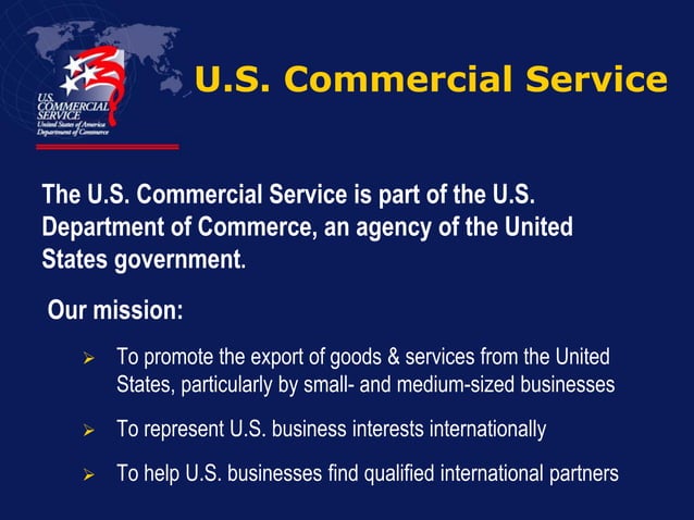 Us dept.-of-commerce-presentation | PPT