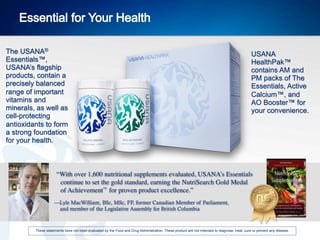 USANA Presentation | PDF