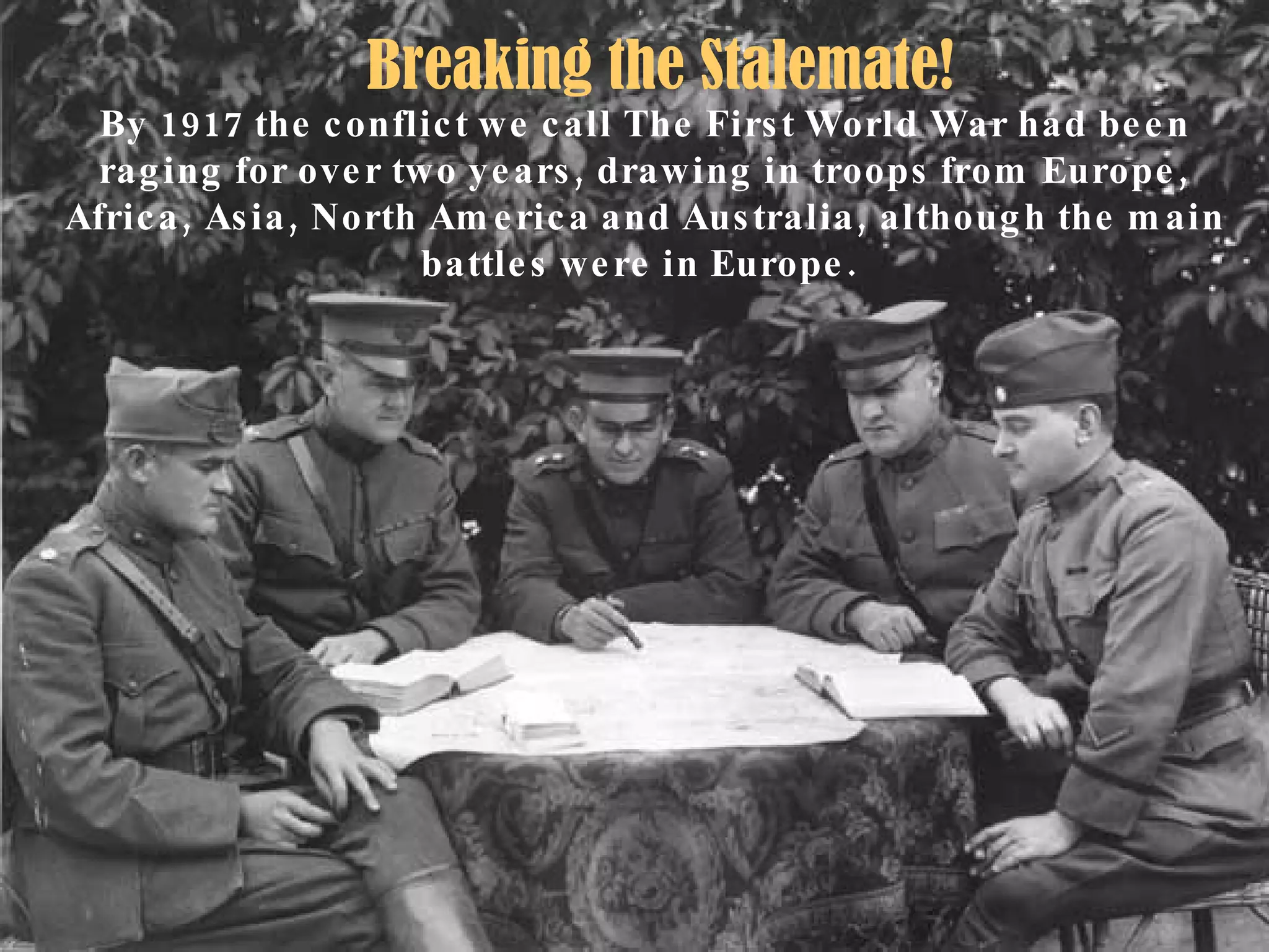 US Enters WWI and Treaty of Versailles | PPT