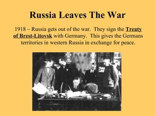 US Enters WWI and Treaty of Versailles | PPT