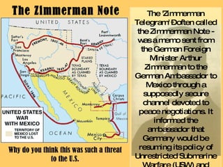 US Enters WWI and Treaty of Versailles | PPT