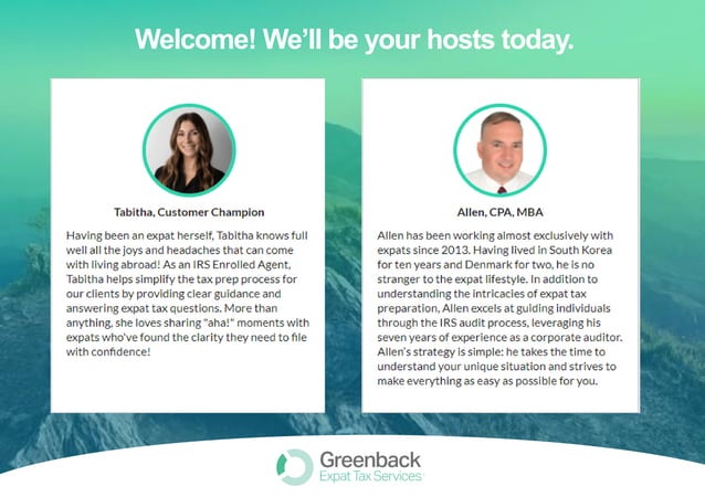 US Expat Tax Documents Made Easy - by Greenback Expat Tax Services | PPT