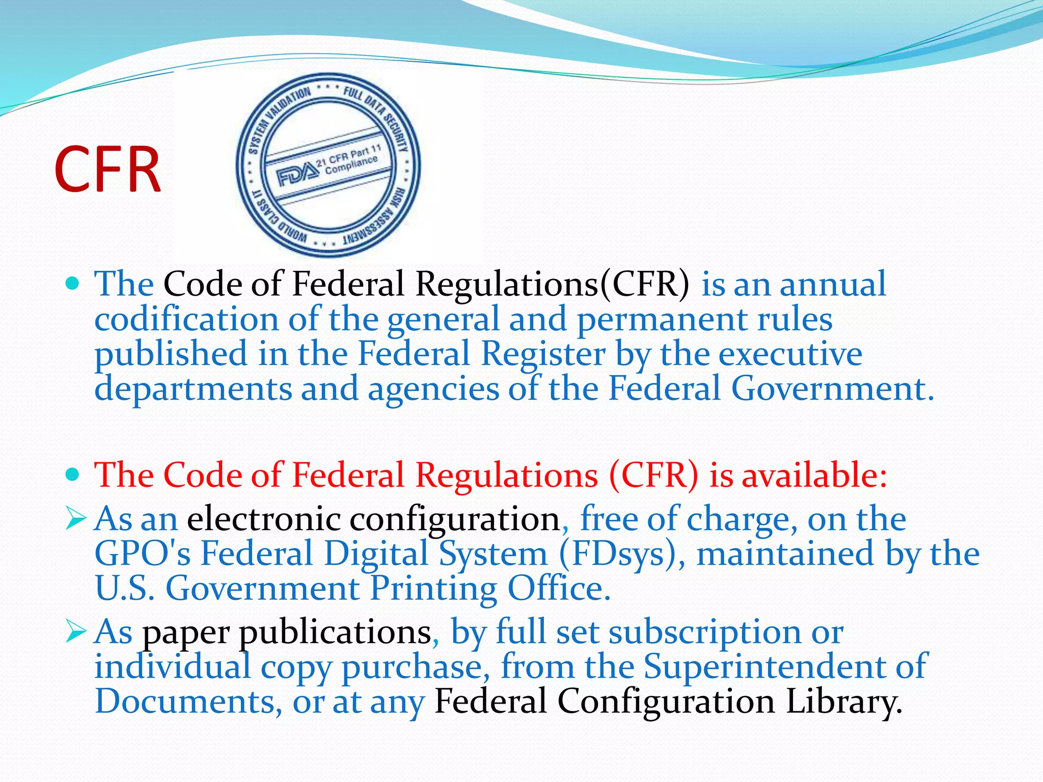 US - FDA Regulatory Agency Overview. | PPTX | Pharmaceutical Industry ...