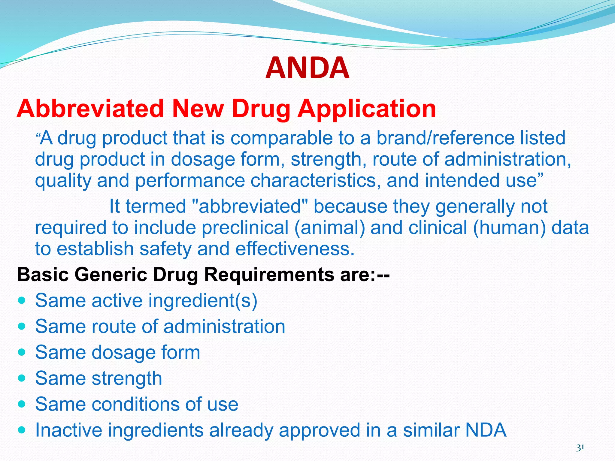 US - FDA Regulatory Agency Overview. | PPTX