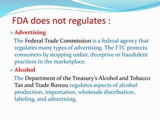 US - FDA Regulatory Agency Overview. | PPTX