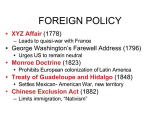 Us Foreign Policy 2 | PPT