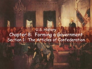 US History Ch 8.1 | PPT