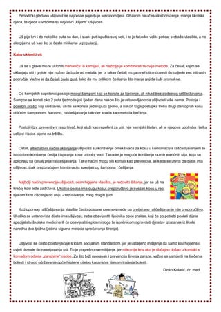 Uš i ušljivost | PDF