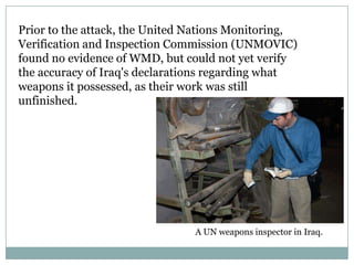 Us iraq war | PPTX