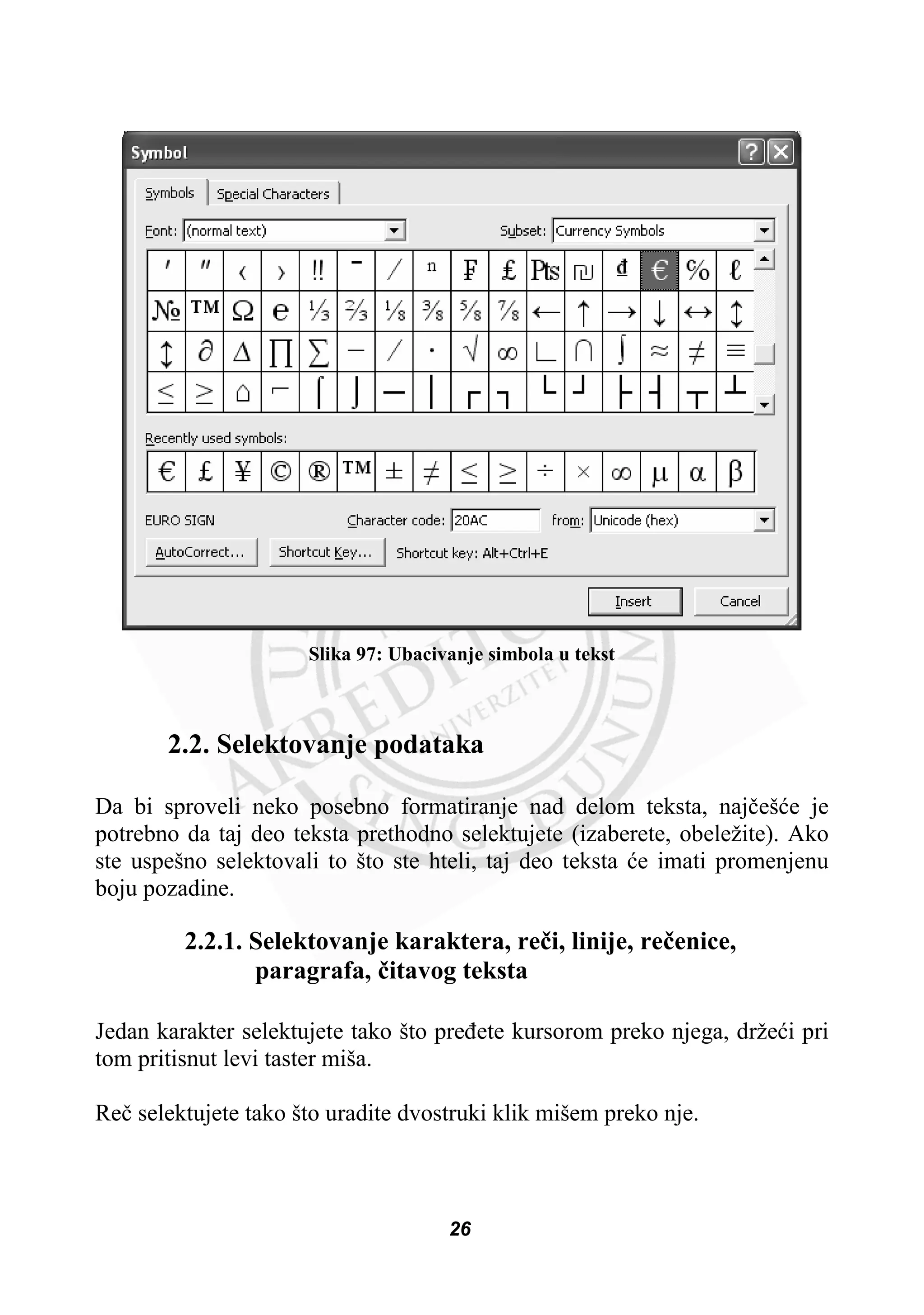Us modul 3 - obrada teksta | PDF