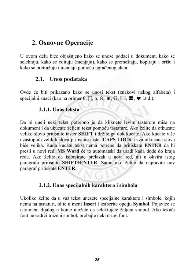 Us modul 3 - obrada teksta | PDF