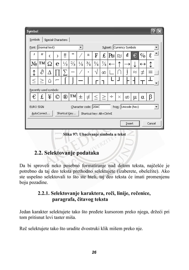 Us modul 3 - obrada teksta | PDF