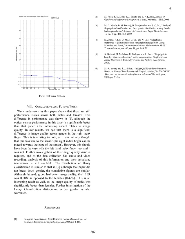 (2011) The Impact of Gender on Image Quality, Henry Classification and Performance on a ...