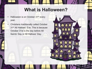 HALLOWEEN INFORMATION | PPTX