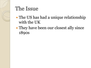 US-UK Relations | PPTX