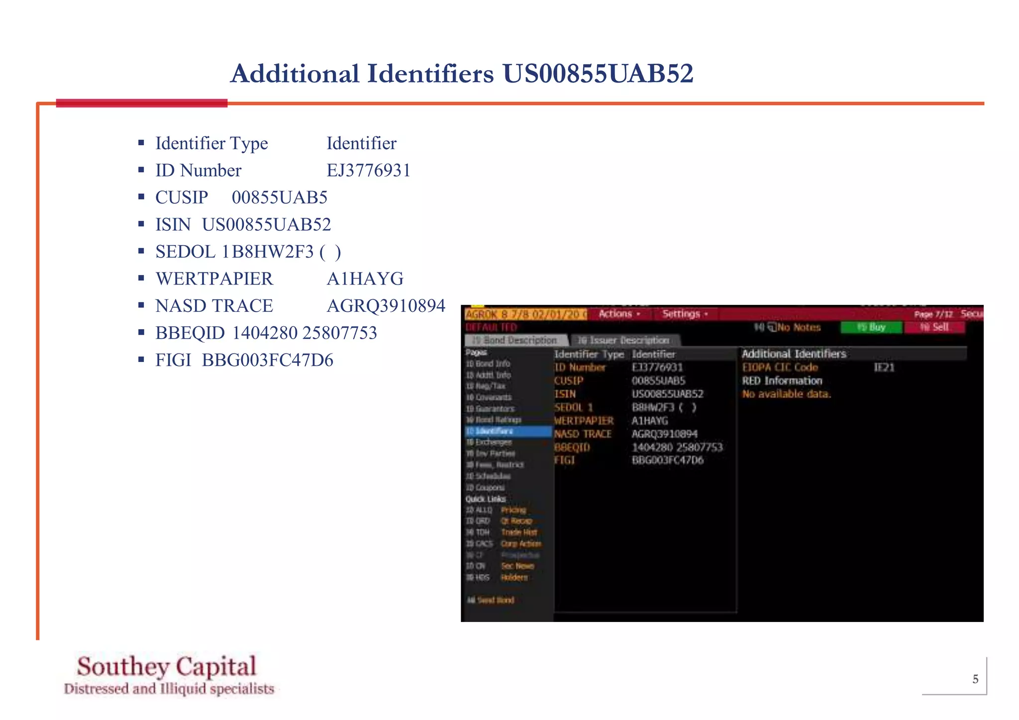 Us00855uab52 agrokor fortenova | PPT | Stocks and Bonds | Personal Investing