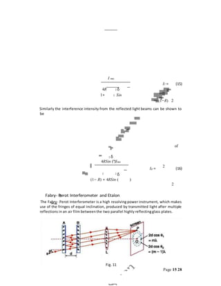 unit2 interference & diffraction | PDF
