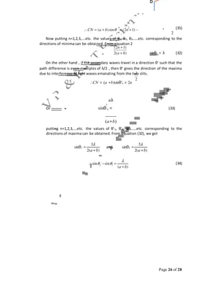 unit2 interference & diffraction | DOCX