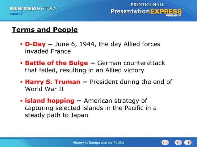 United States History Ch. 15 Section 3 Notes | PPT | Death, Injury, or ...